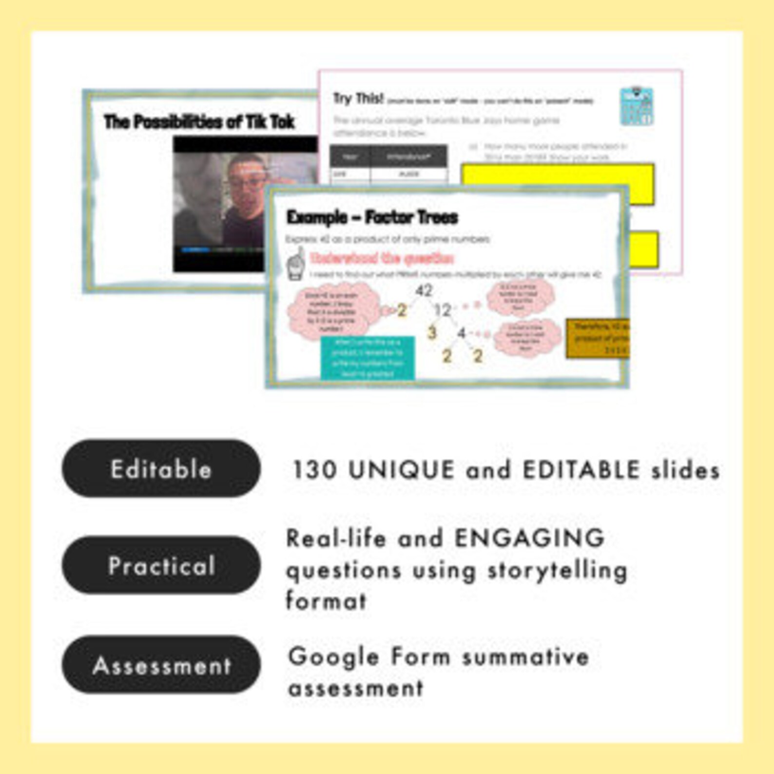 Grade 6 NEW Ontario Math Operations Digital Slides - Etsy