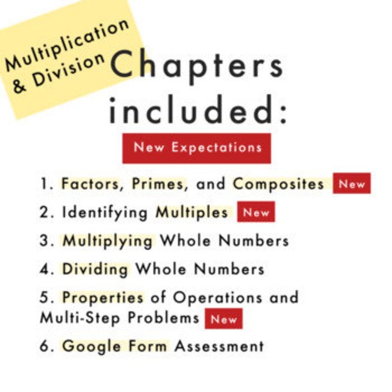 Grade 6 NEW Ontario Math Operations Digital Slides - Etsy