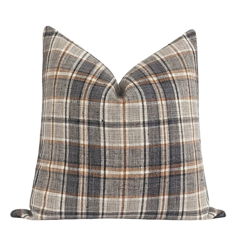 Plaid Pillows - Etsy