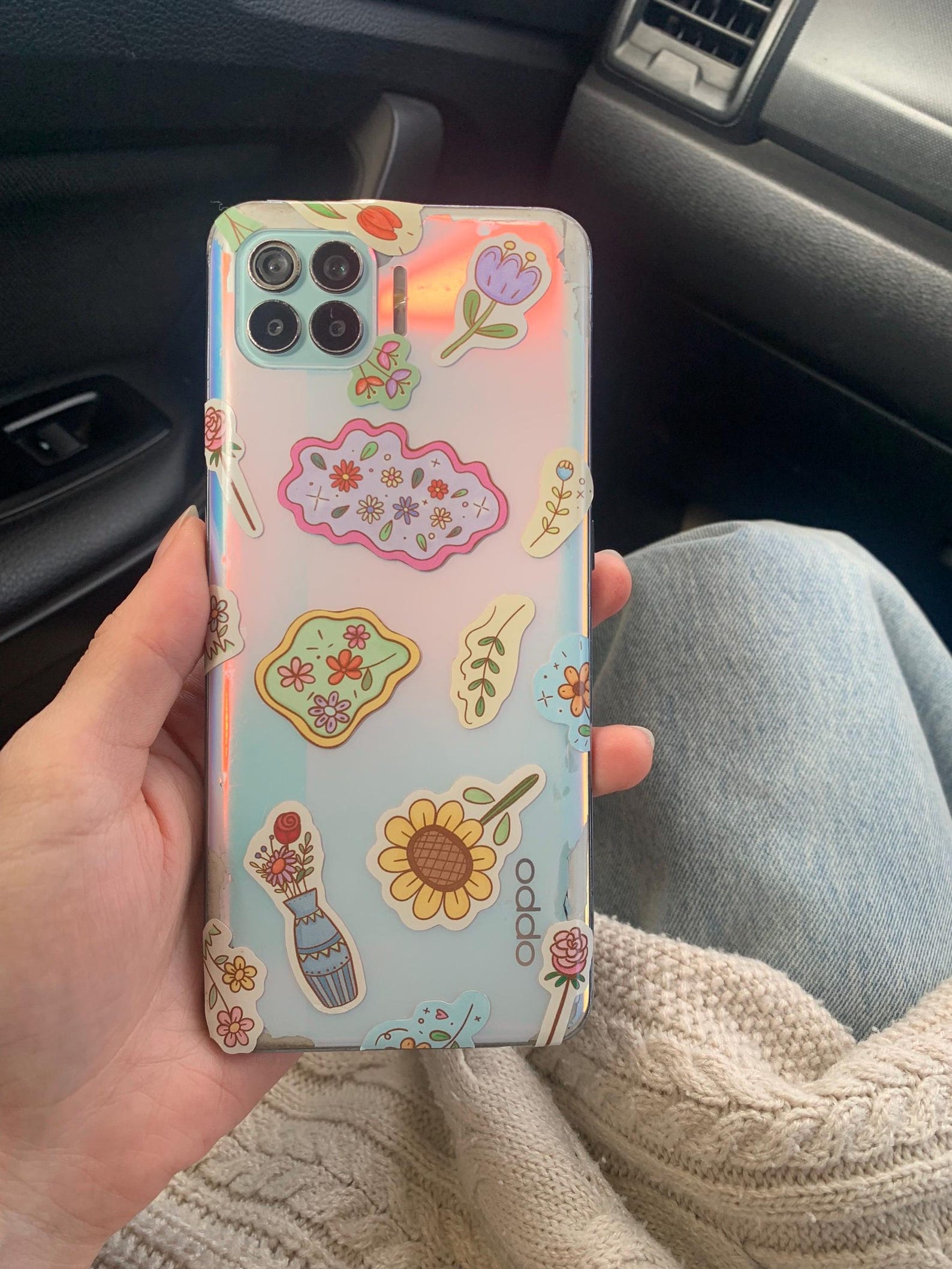 Flower Doodle Printable Stickers - .pdf and .png Files - Etsy