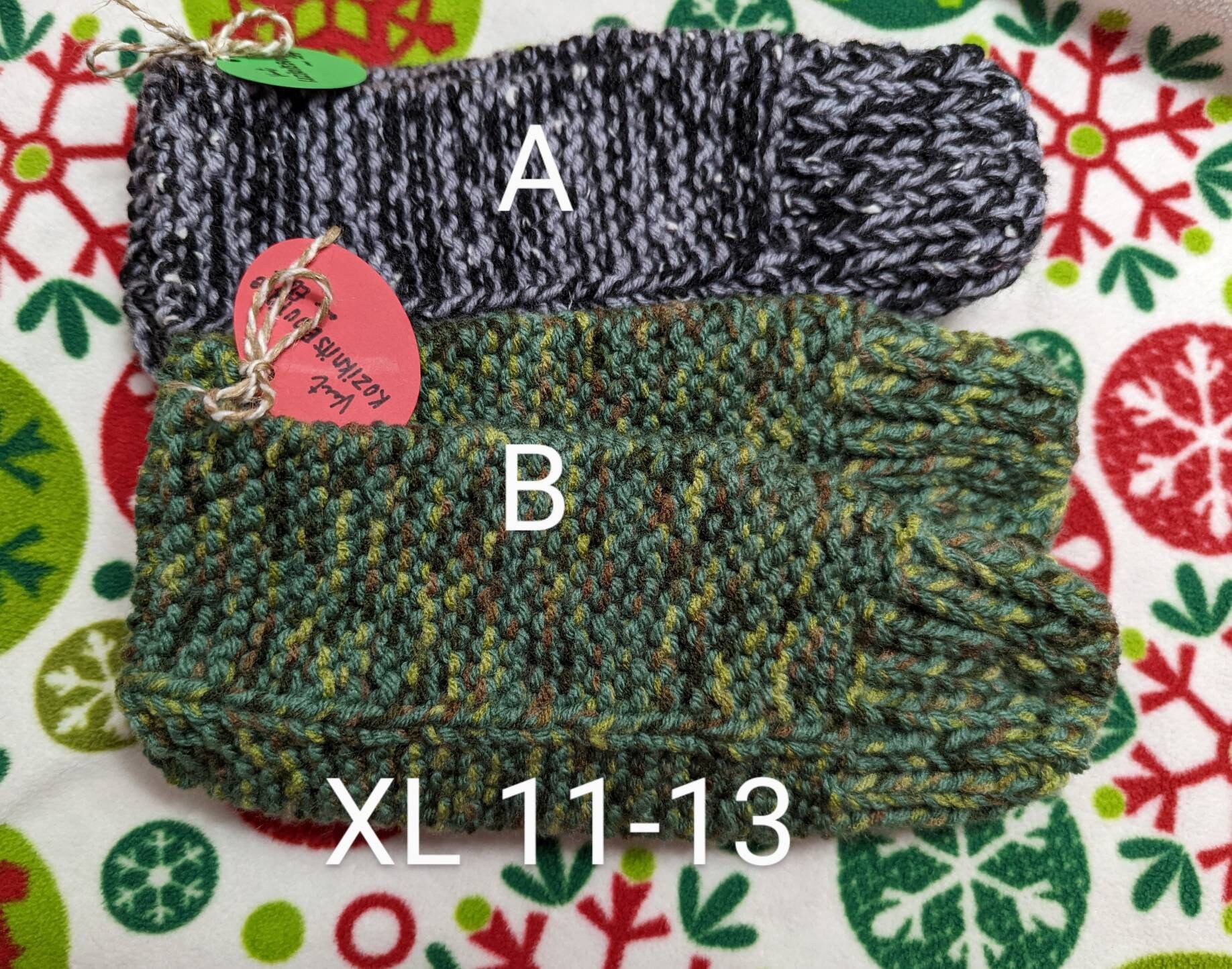 Knitted Slippers/ Handmade Slippers/ Grandma's Slipper - Etsy Canada