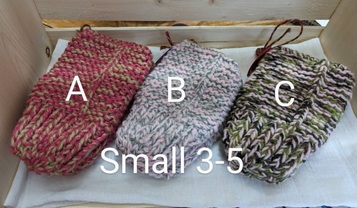 Knitted Slippers/ Handmade Slippers/ Grandma's Slipper - Etsy Canada