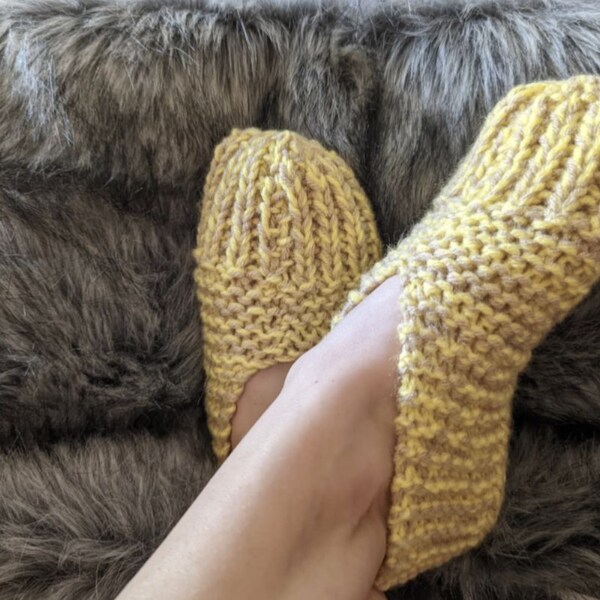 Mens Knit Slippers - Etsy