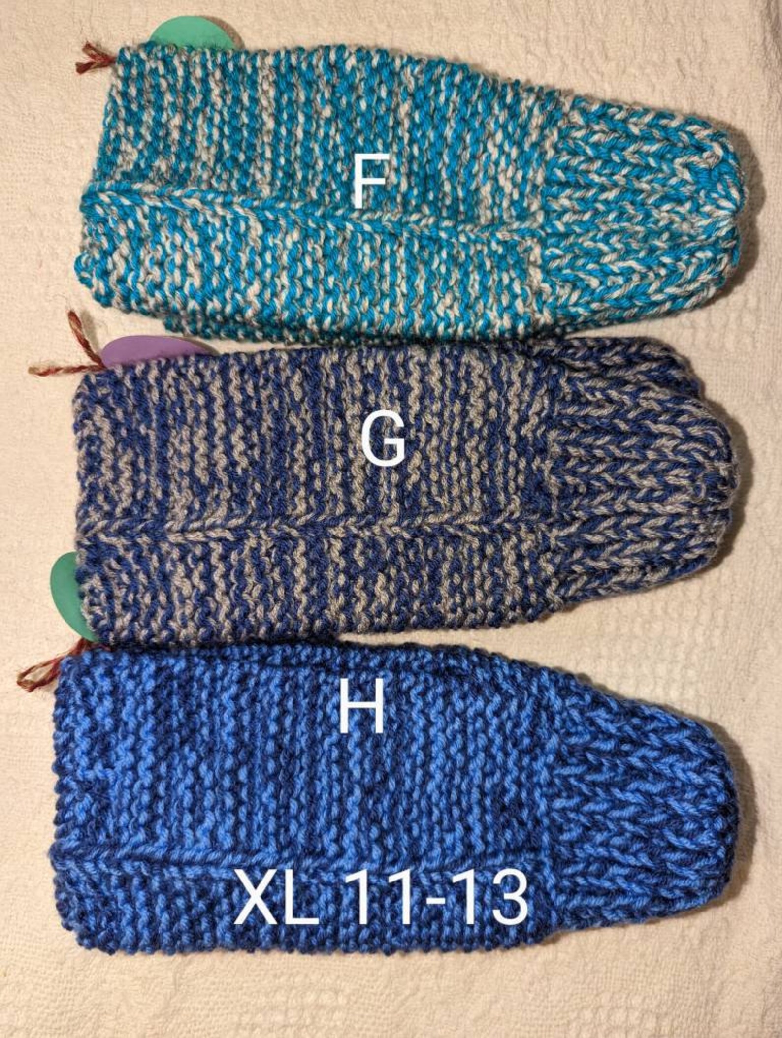 Knitted Slippers/ Handmade Slippers/ Grandma's Slipper - Etsy Canada