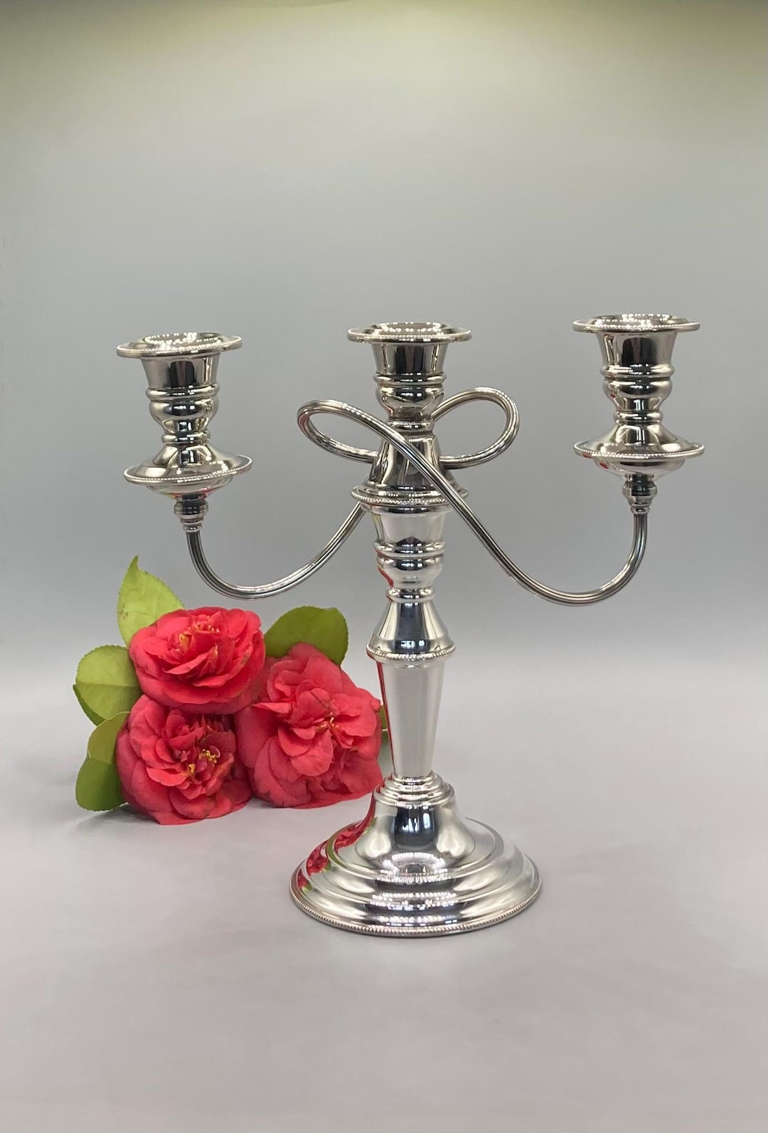 Arthur Price Silver Plated Candelabra, Classic Dual Purpose 3-light ...