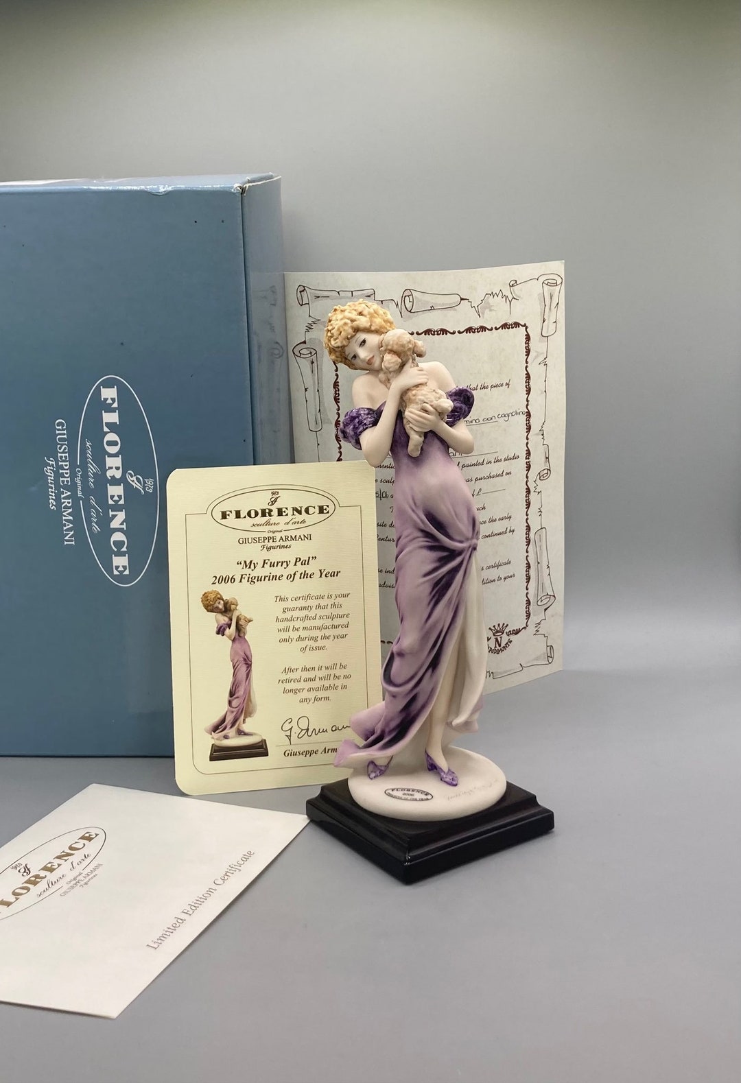 Giuseppe Armani My Furry Pal 2044C Figurine of the Year, Florence ...