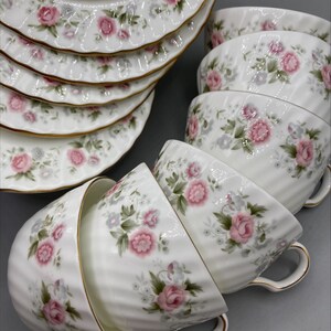 Vintage Minton Spring Bouquet Tea Set – 21-piece Fine Bone China Tea ...