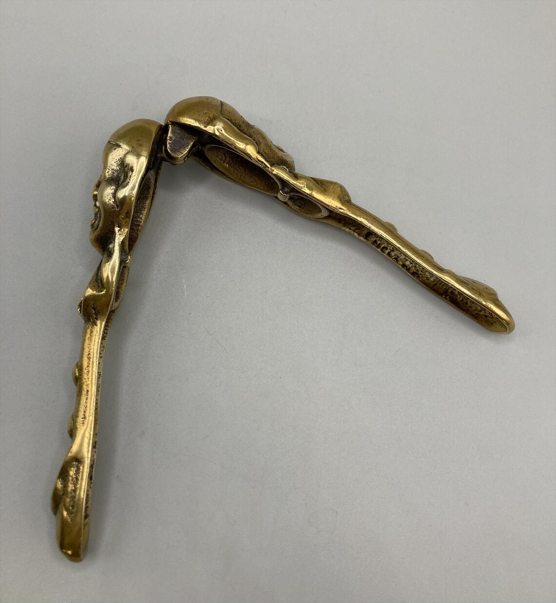 Solid Brass Jester Face Nutcrackers Antique Solid Brass - Etsy