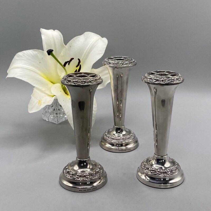 Silver Plated Vases - Etsy