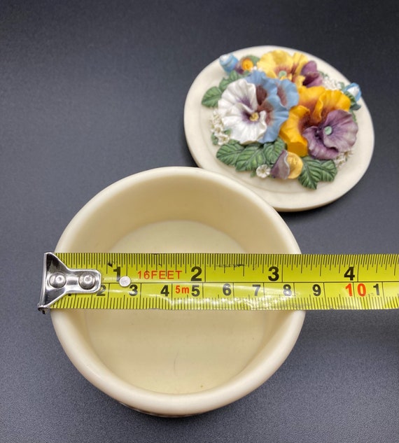 The Leonardo Collection Trinket Box Floral Pattern, L… - Gem