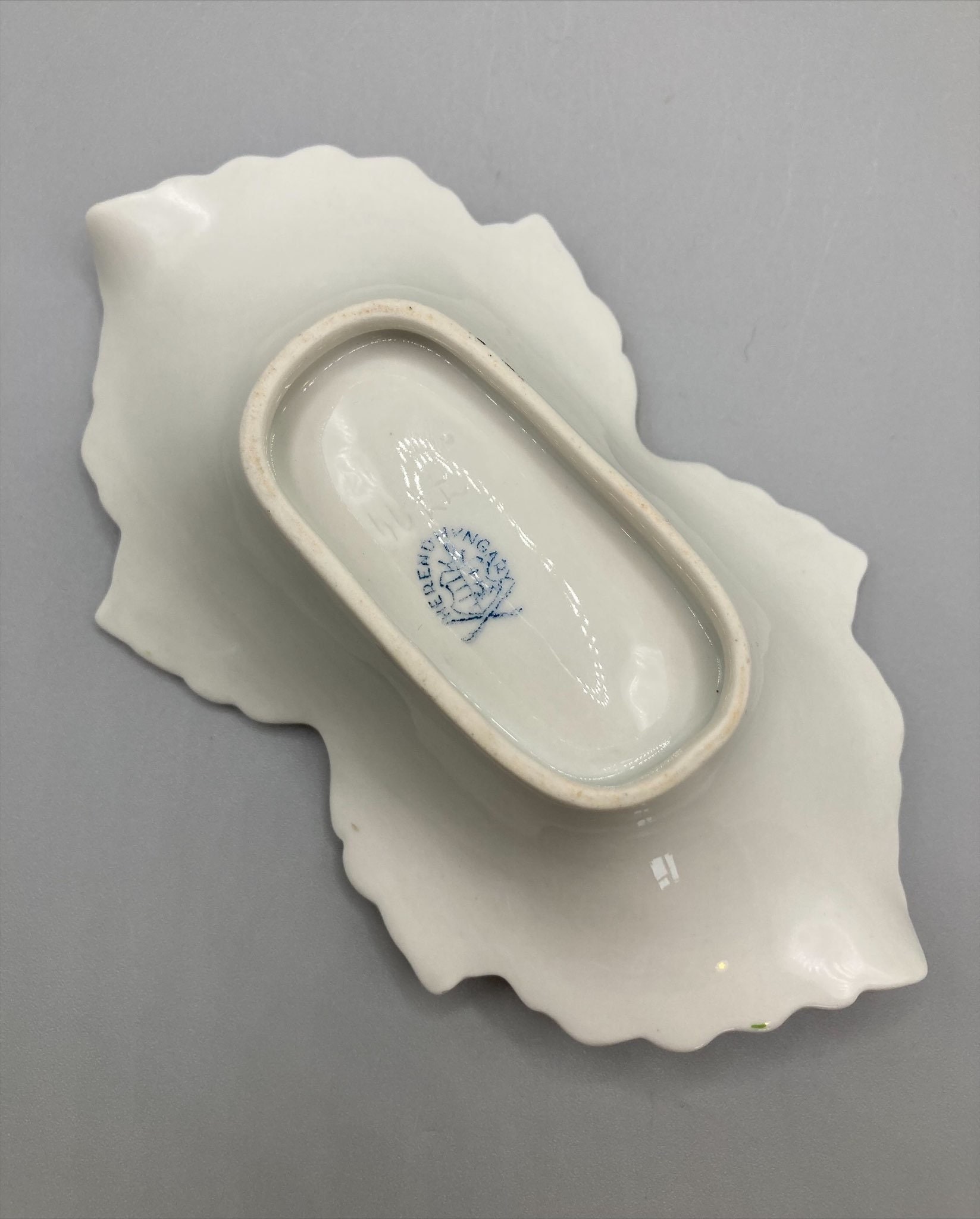 Herend Leaf Shaped Dish Queen Victoria Pattern Hand-painted - Etsy