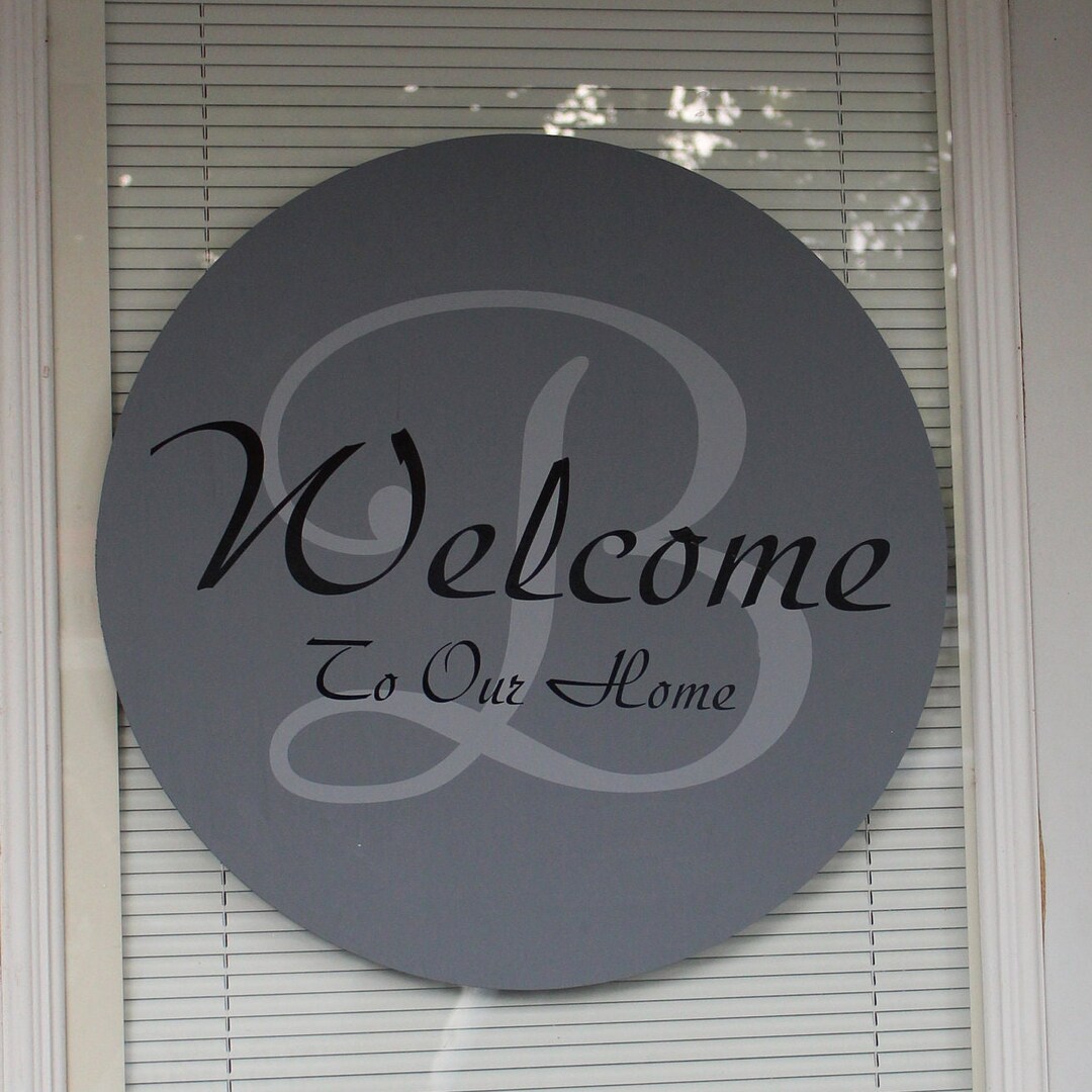 Family Welcome Sign - Etsy
