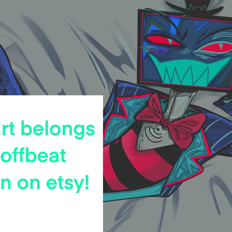Hazbin Hotel Vox Body Pillow - Etsy