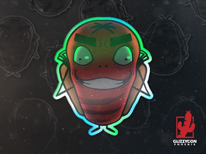 Insane Glizzy Holographic Sticker Glizzycon 2024 Hot Dog Stickers ...