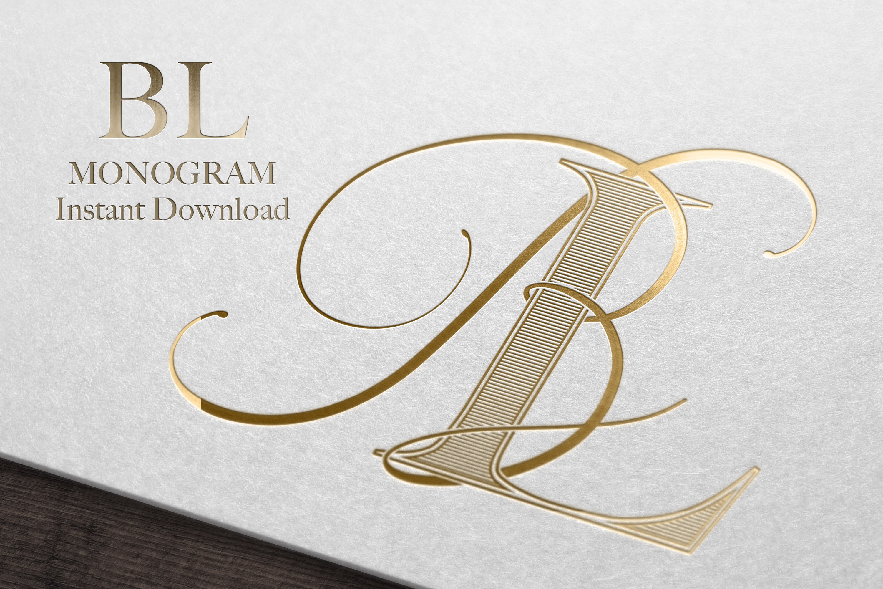 BL Wedding Monogram - Digital Download | Couples Duogram | Personal ...
