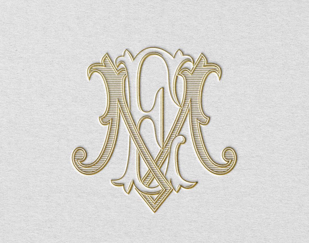 EM Monogram | Digital Files Ready to Download - Includes Graphic Vector ...