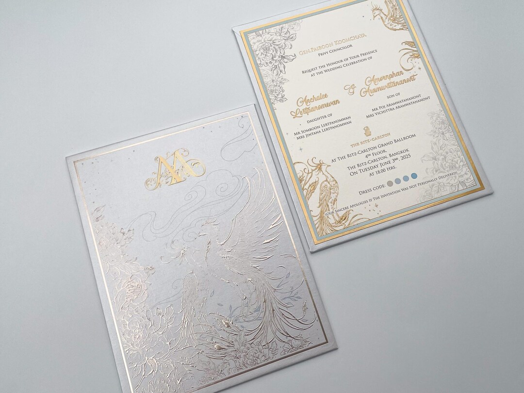 TABLET | A Bespoke Wedding Invitation Focused on Line Drawings and ...