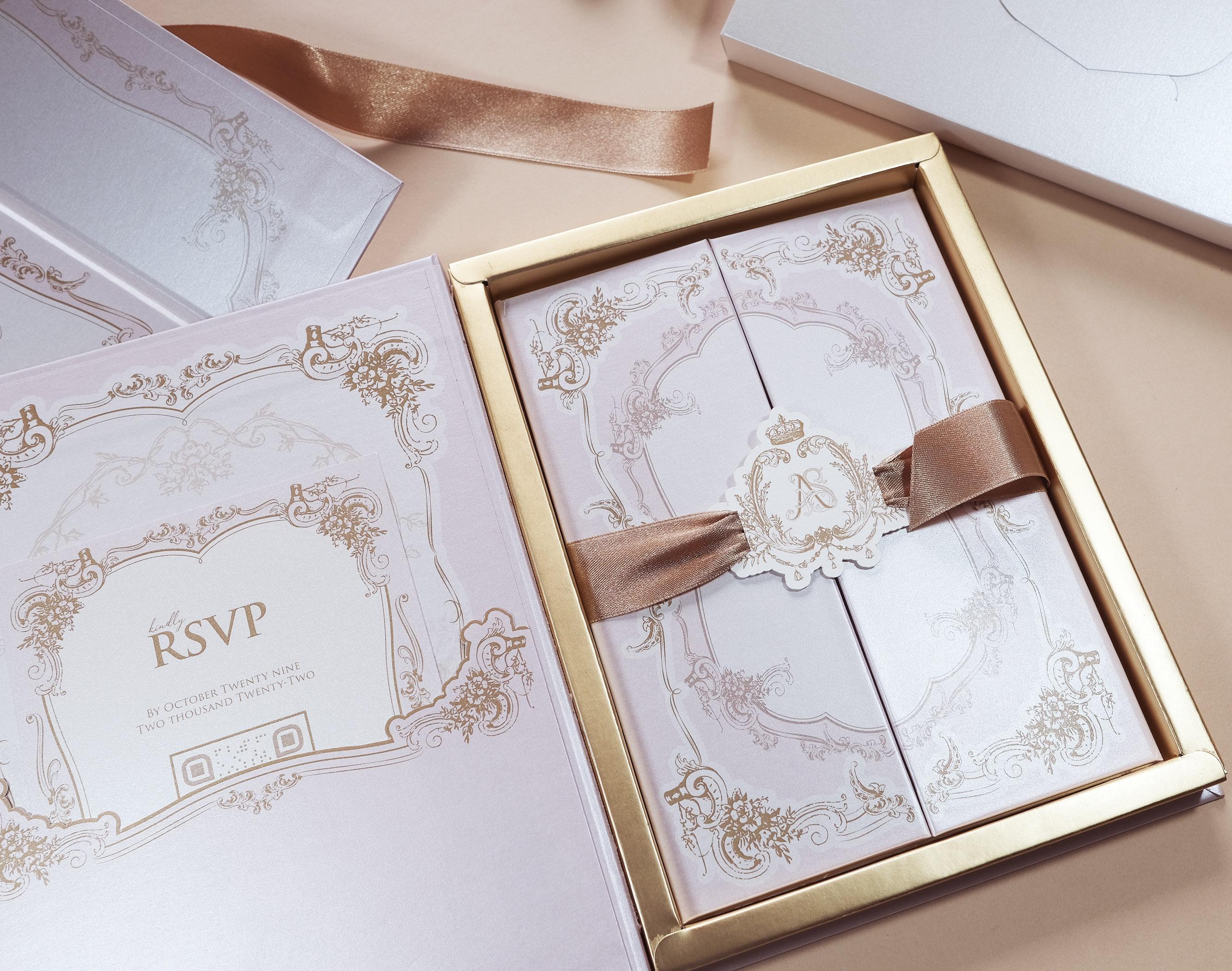ROYAL | Wedding Box Set | Gatefold Invitation | Includes a Mailing ...