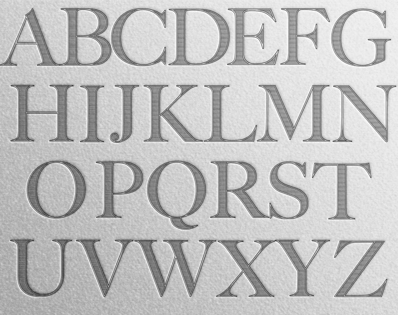 3 Letter Monogram Made-to-order Wedding Logo Stationery - Etsy