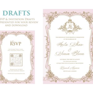 ROYAL | Wedding Box Set | Gatefold Invitation | Includes a Mailing ...