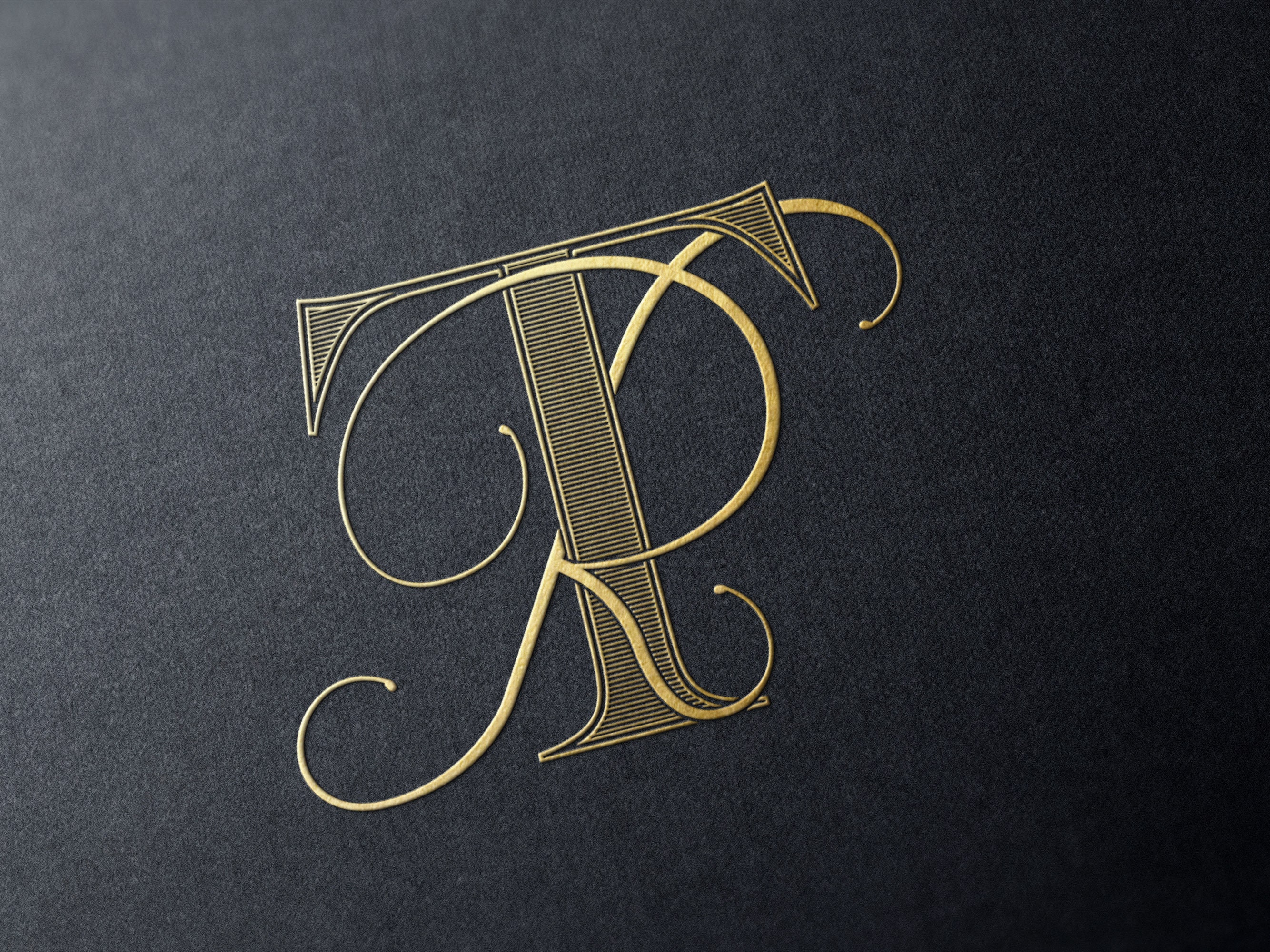 RT Wedding Monogram Digital File Download Couples Duogram Personal Logo Insignia Family Crest ...