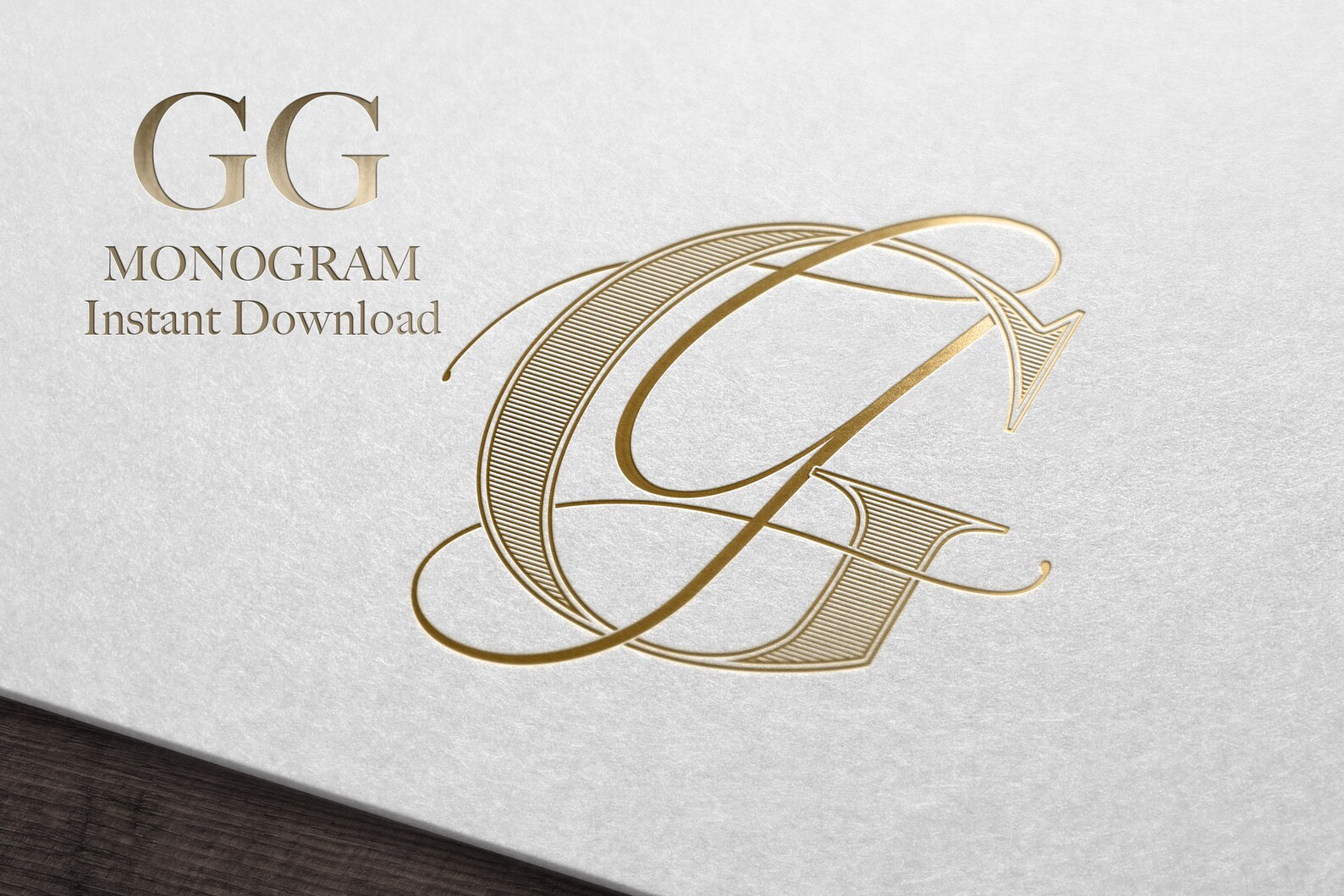 GG Wedding Monogram - Digital Download | Wedding Logo | Personal Logo ...