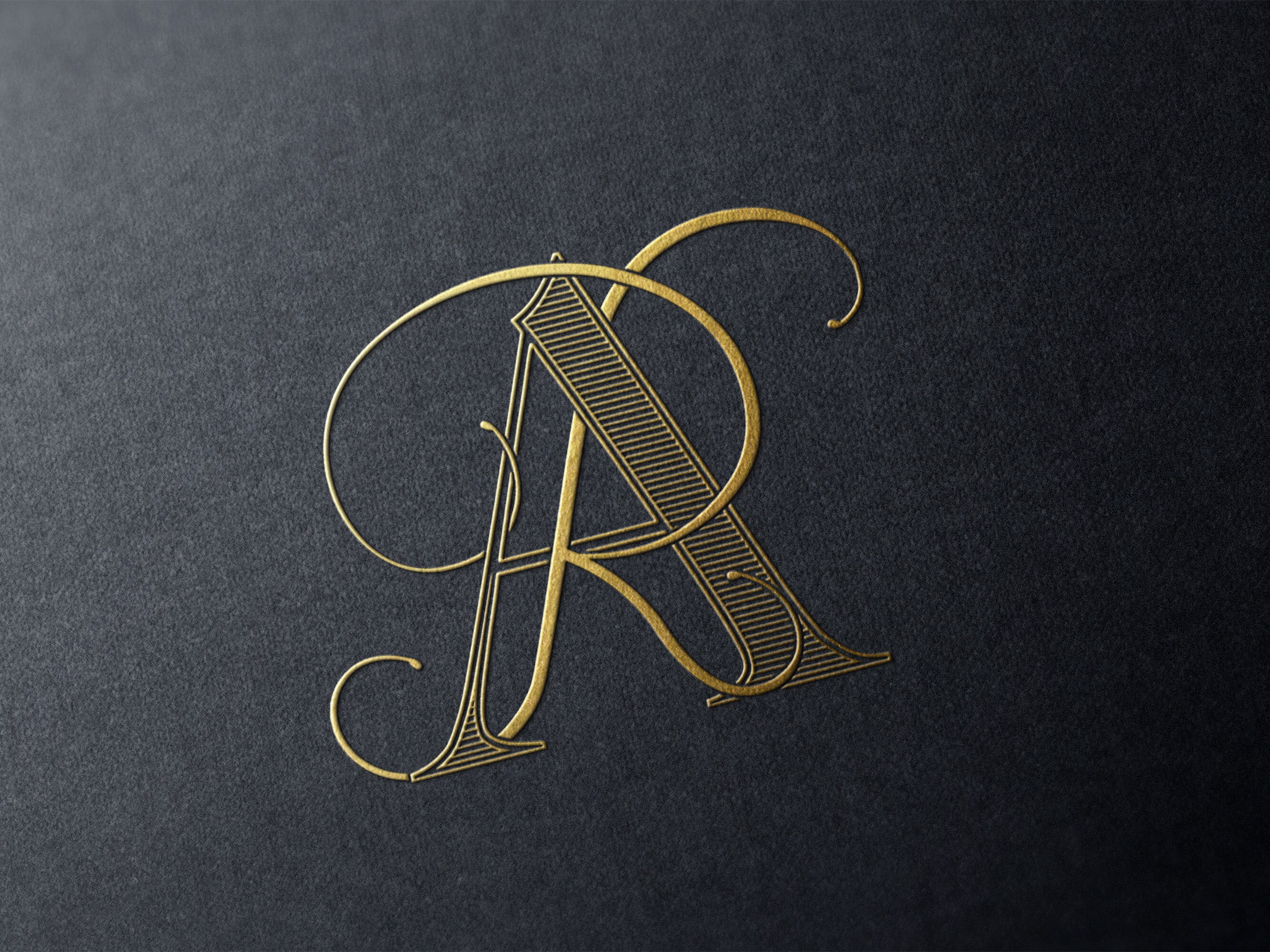 RA Wedding Monogram - Digital File Download | Couples Duogram ...
