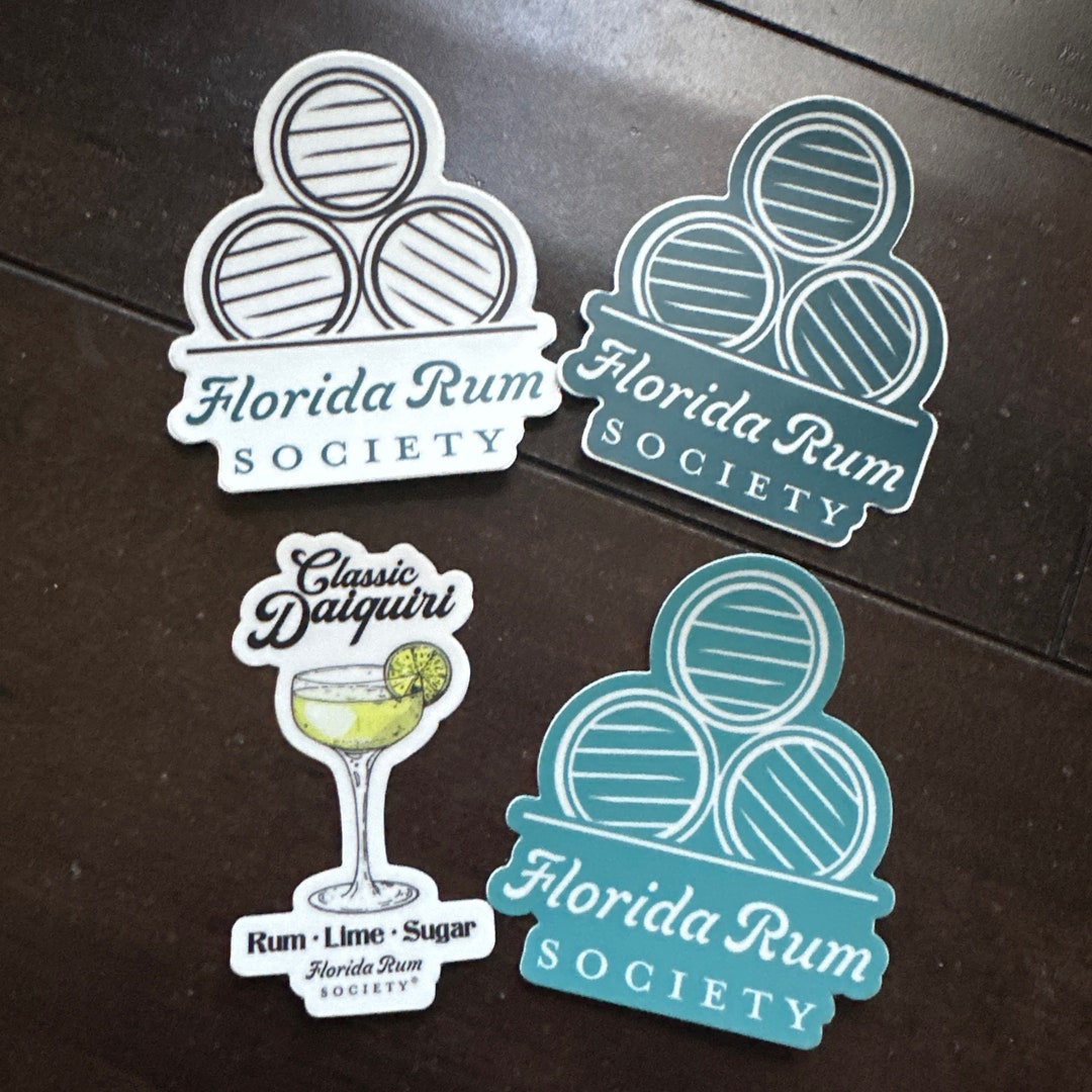 Florida Rum Society Decals - Etsy