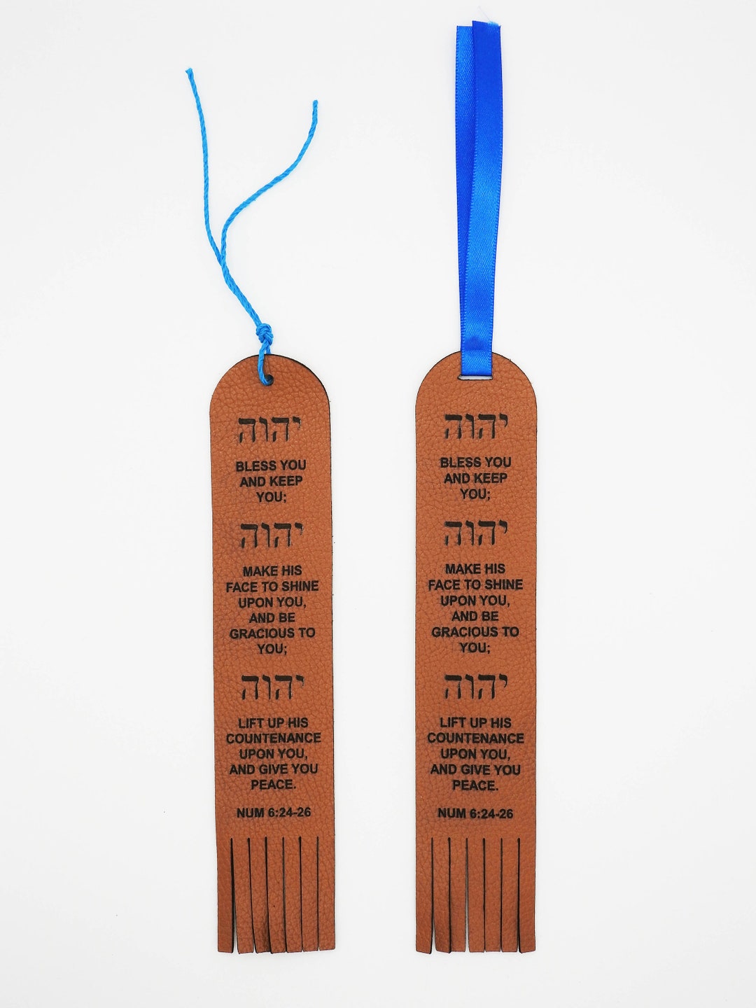 Engraved Leather Bookmark - Etsy