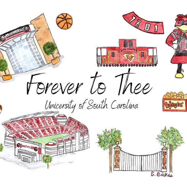 South Carolina Usc - Etsy
