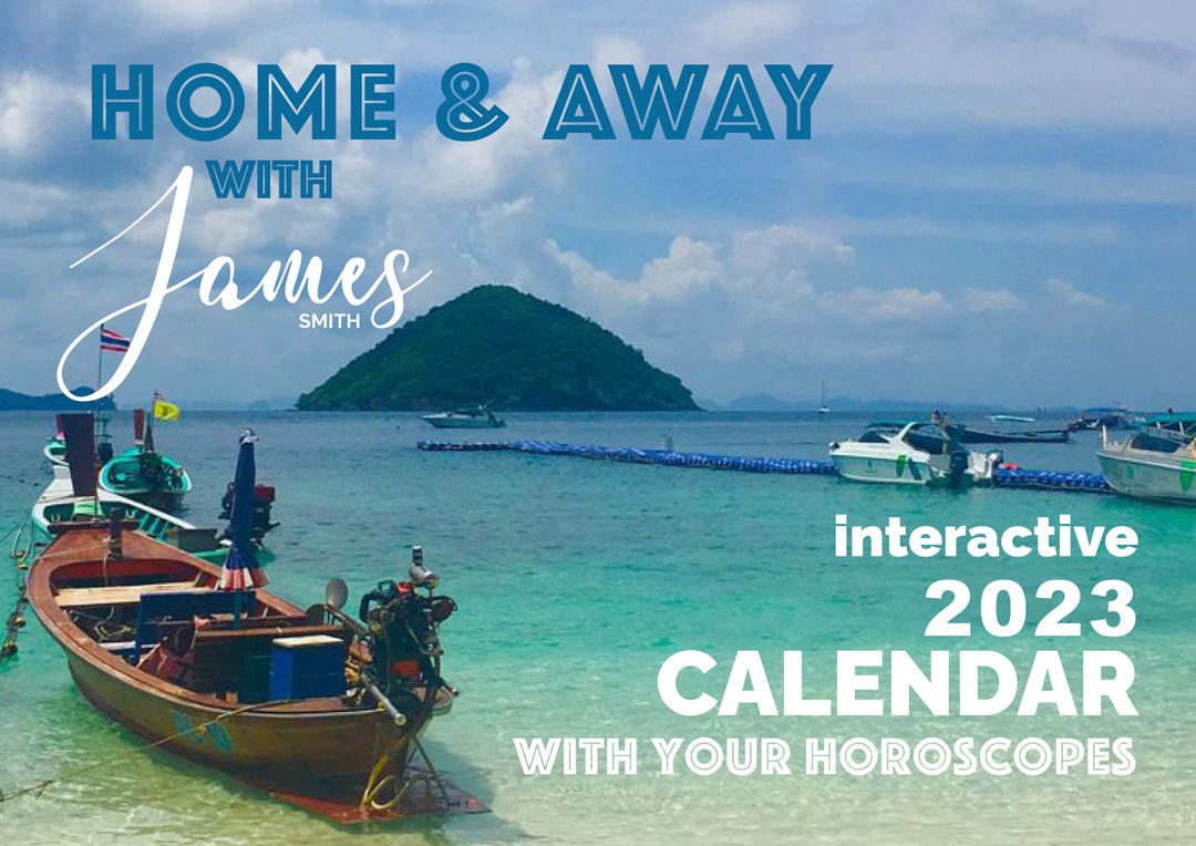 2023 Travel With James Calendar With Interactive English - Etsy