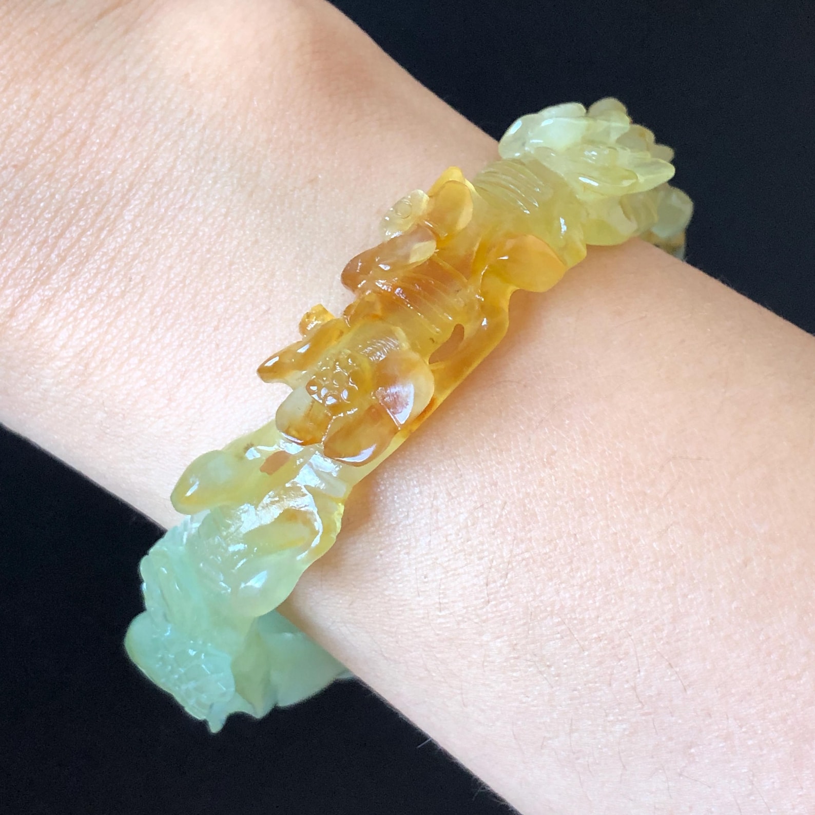 50mm-64mm! Customised Size Natural Xiu Jade Serpentine Hand Carved ...
