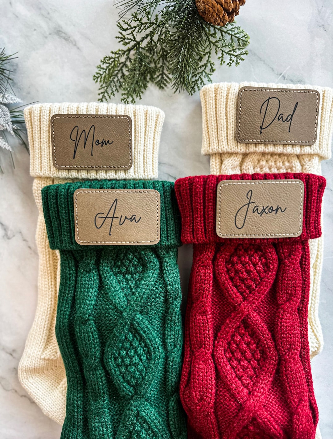 Christmas Stockings Tag Personalized, Christmas Stocking Tags ...