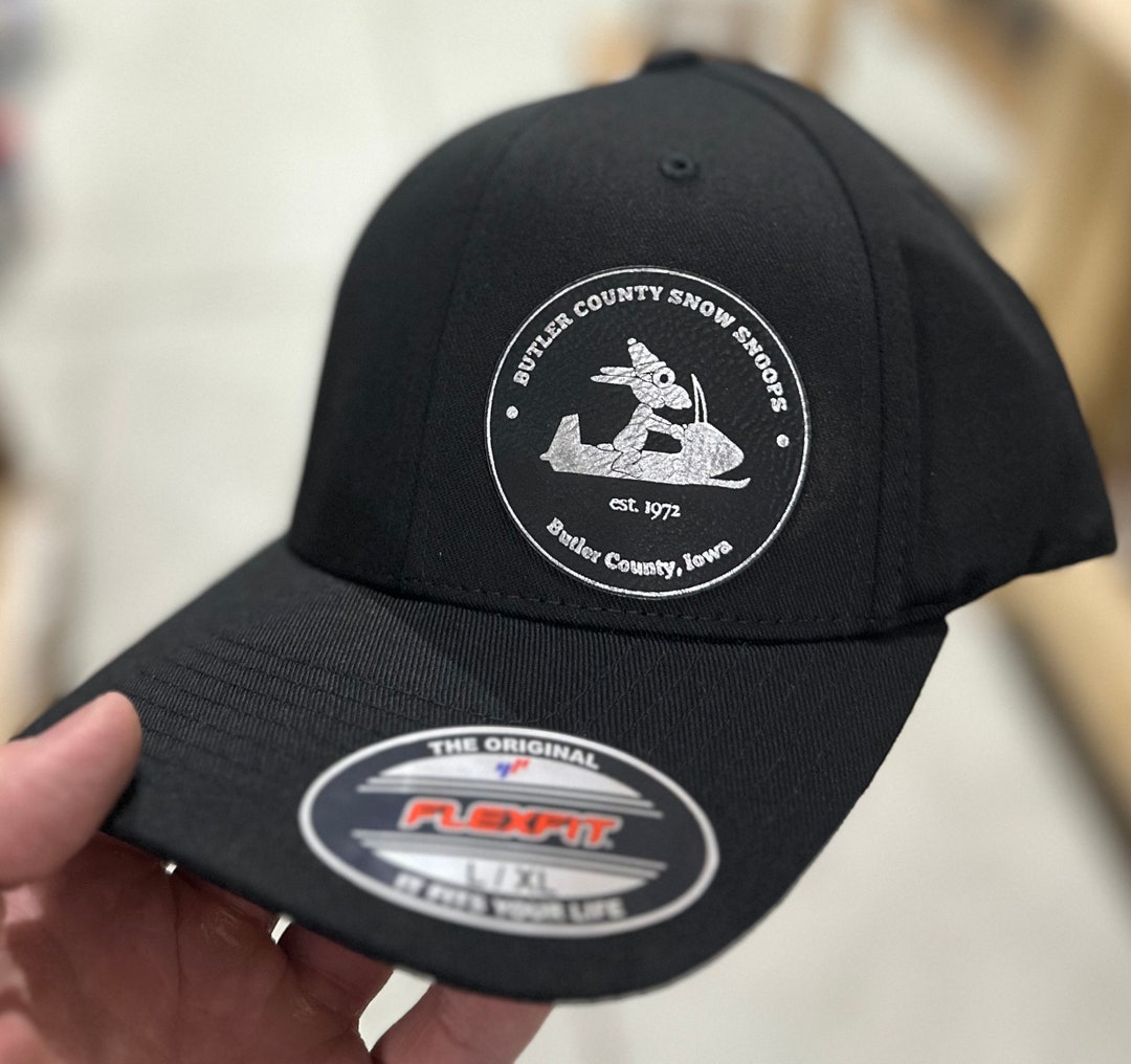 Leather Patch Hat Custom Snapback, Flex Fit Hat, Business Hats, Hats ...