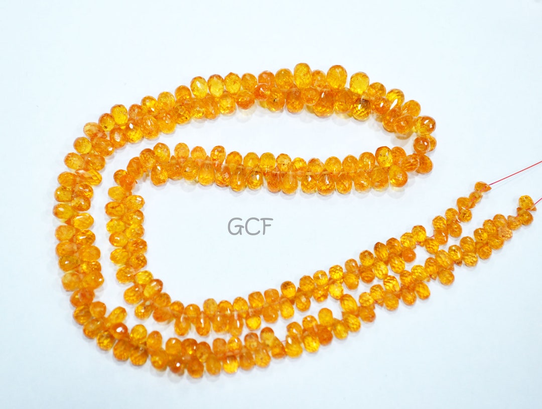 Fanta Garnet Tear Drops Shape Beads , Fanta Garnet Faceted Tear Drops ...