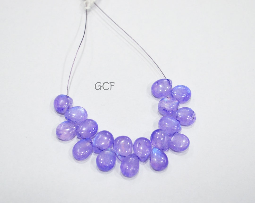 Mystic Purple Coated Rainbow Moonstone Pear Shape Beads , Mystic Purple ...