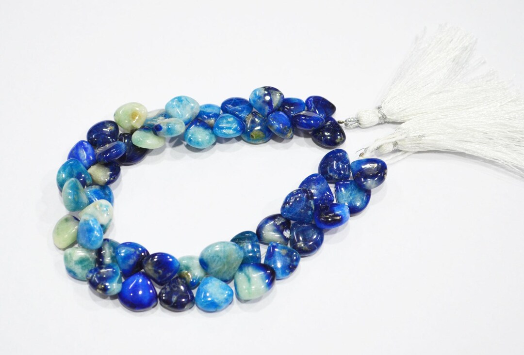 Natural Afghanite Heart Shape Beads , Natural Afghanite Smooth ...