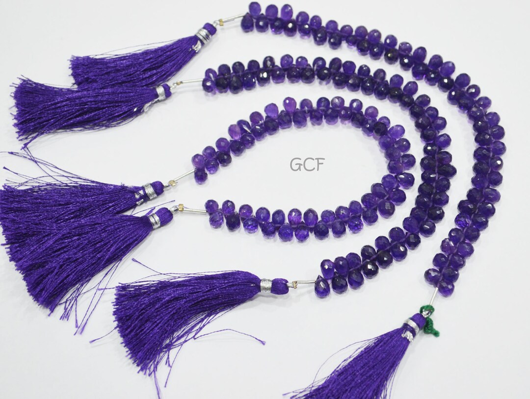Brazilian Amethyst Side Drill Tear Drops Shape Beads ,brazilian ...