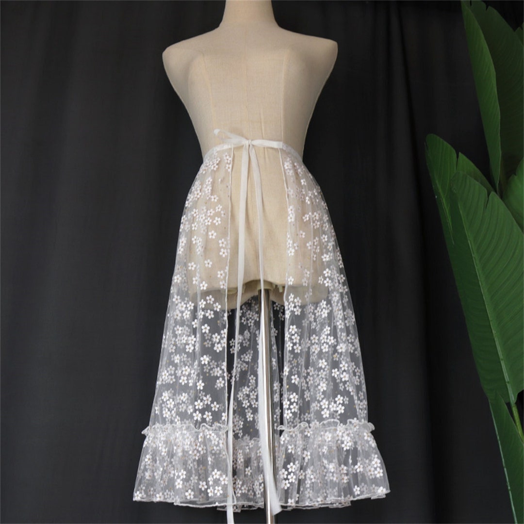 Daisy Tulle Skirt Short Removable Bridal Skirt Photo Shoot - Etsy