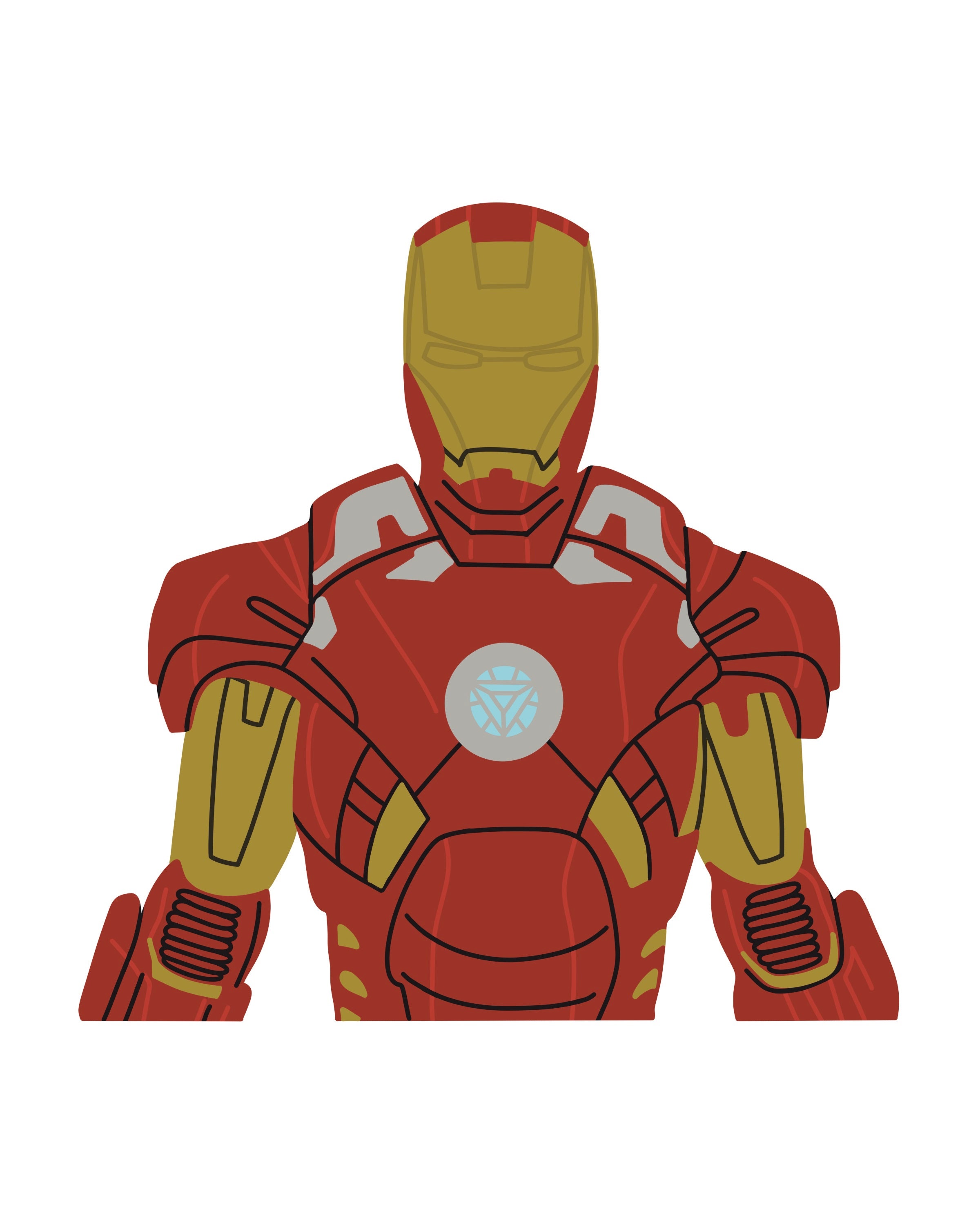Cute Iron Man Drawings