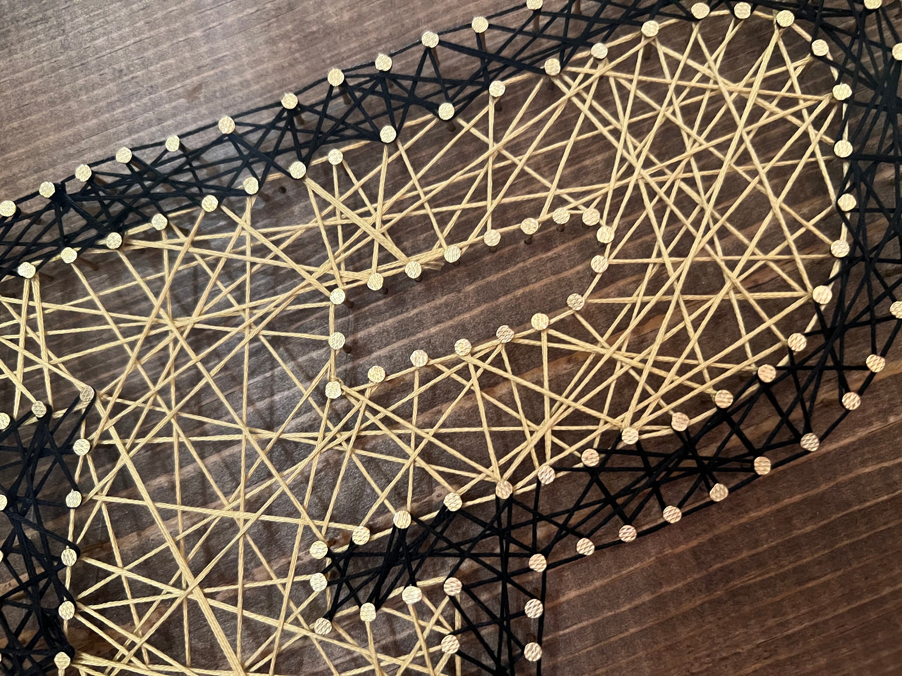 College String Art / School String Art / Graduation Gift - Etsy