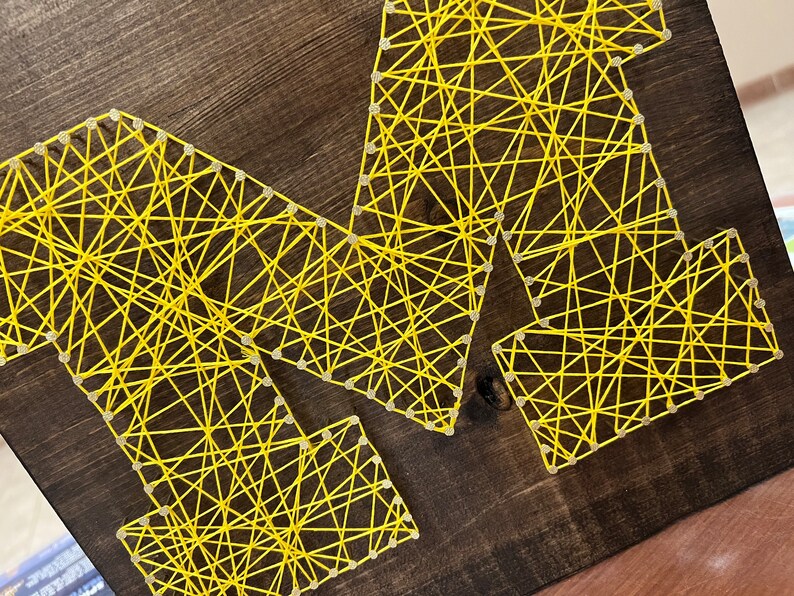 College String Art / School String Art / Graduation Gift - Etsy