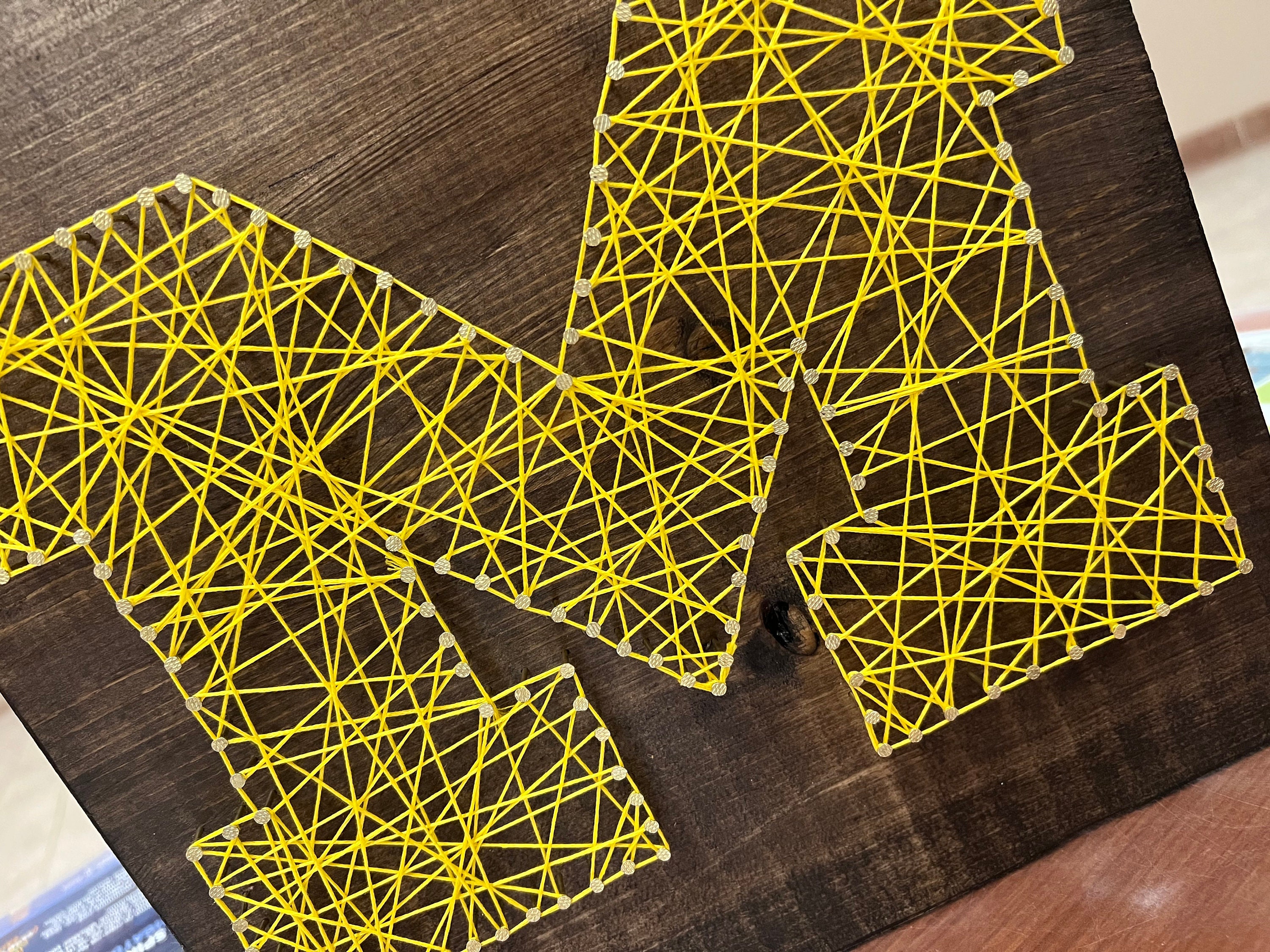 College String Art / School String Art / Graduation Gift - Etsy