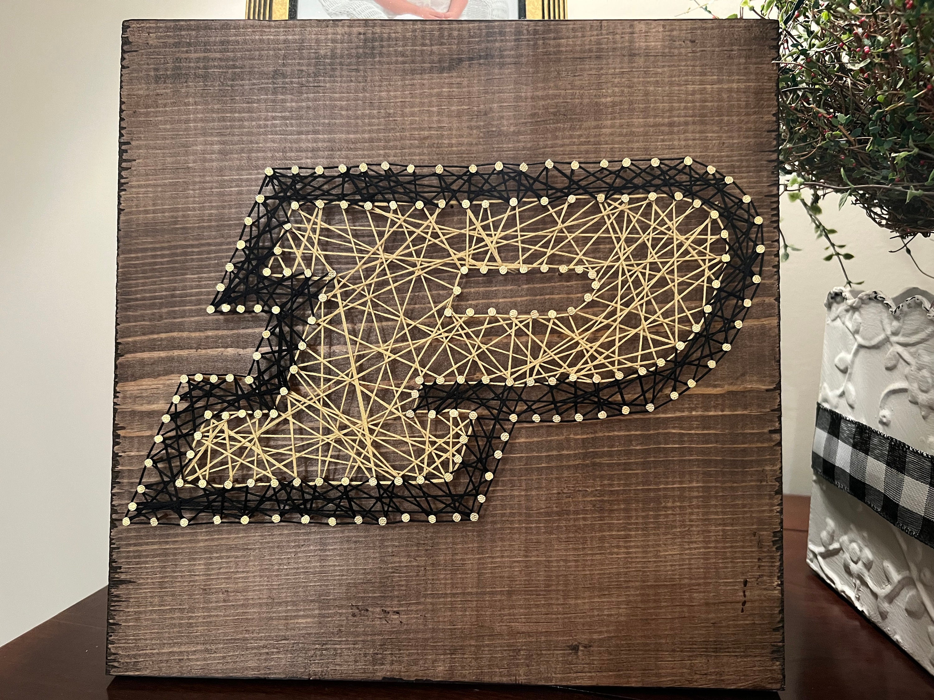 College String Art / School String Art / Graduation Gift - Etsy