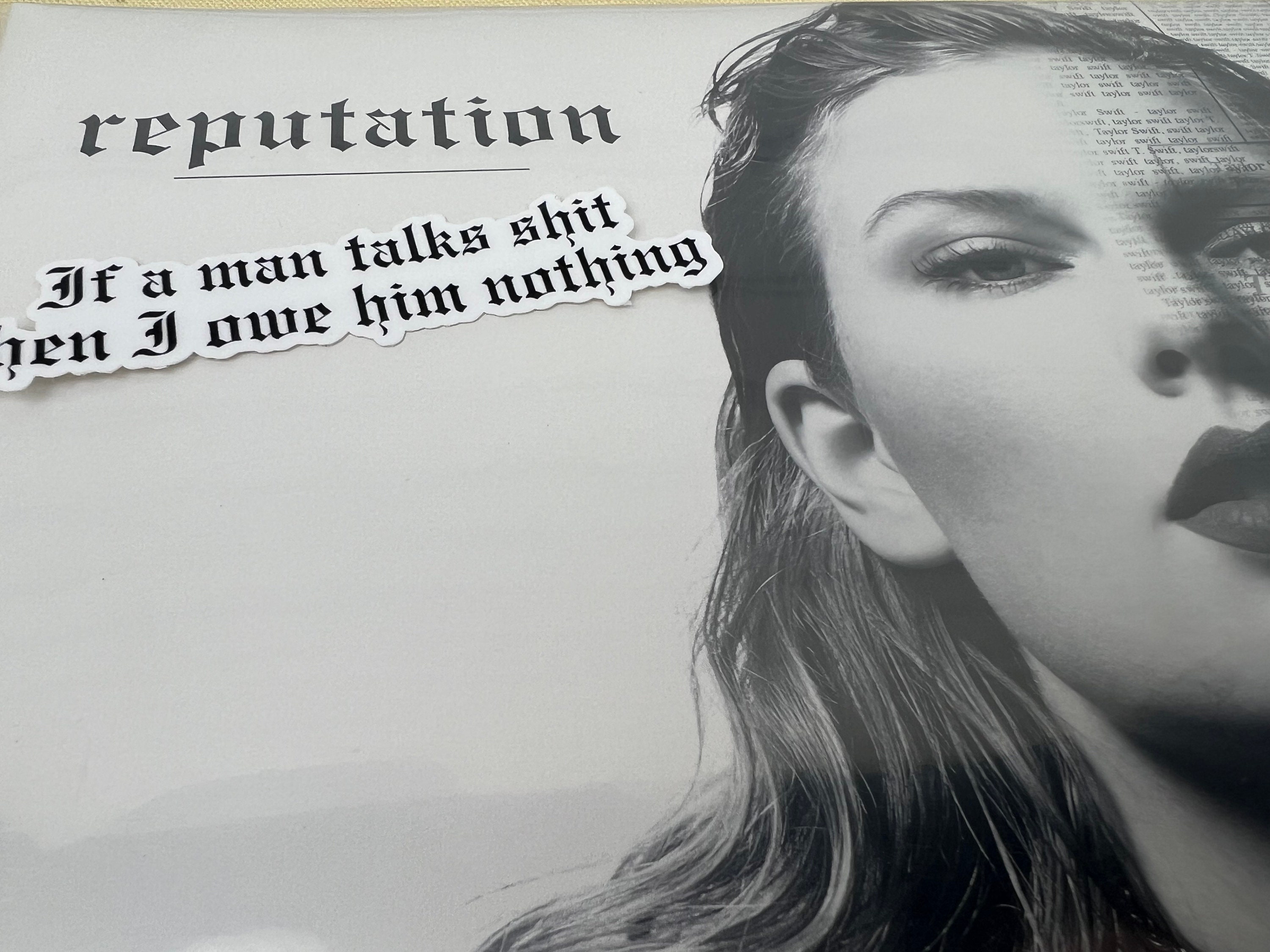 Song Lyric Sticker / Music Sticker / Artist Sticker - Etsy