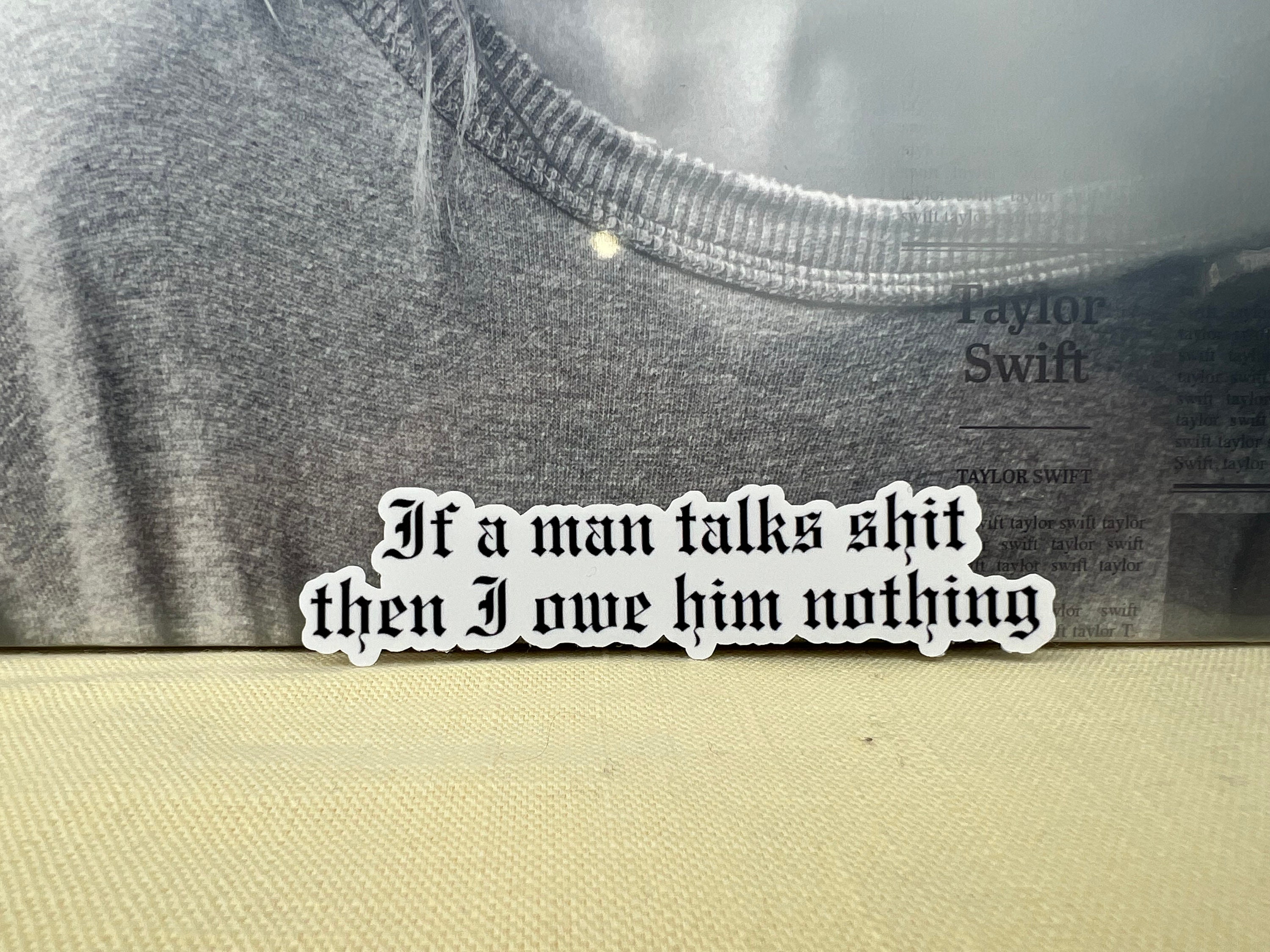 Song Lyric Sticker / Music Sticker / Artist Sticker - Etsy