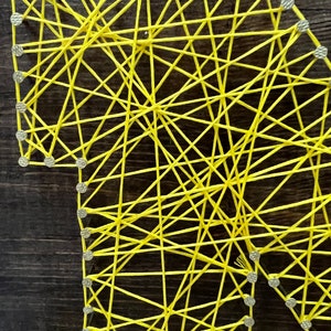 College String Art / School String Art / Graduation Gift - Etsy