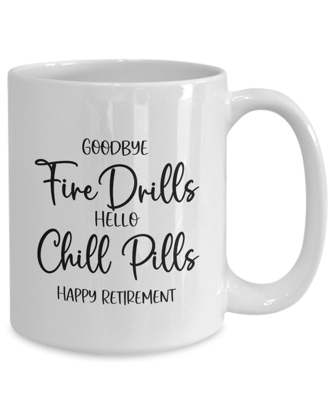 Firefighter Retirement Gift, Fireman Retirement Mug, Farewell Gift ...