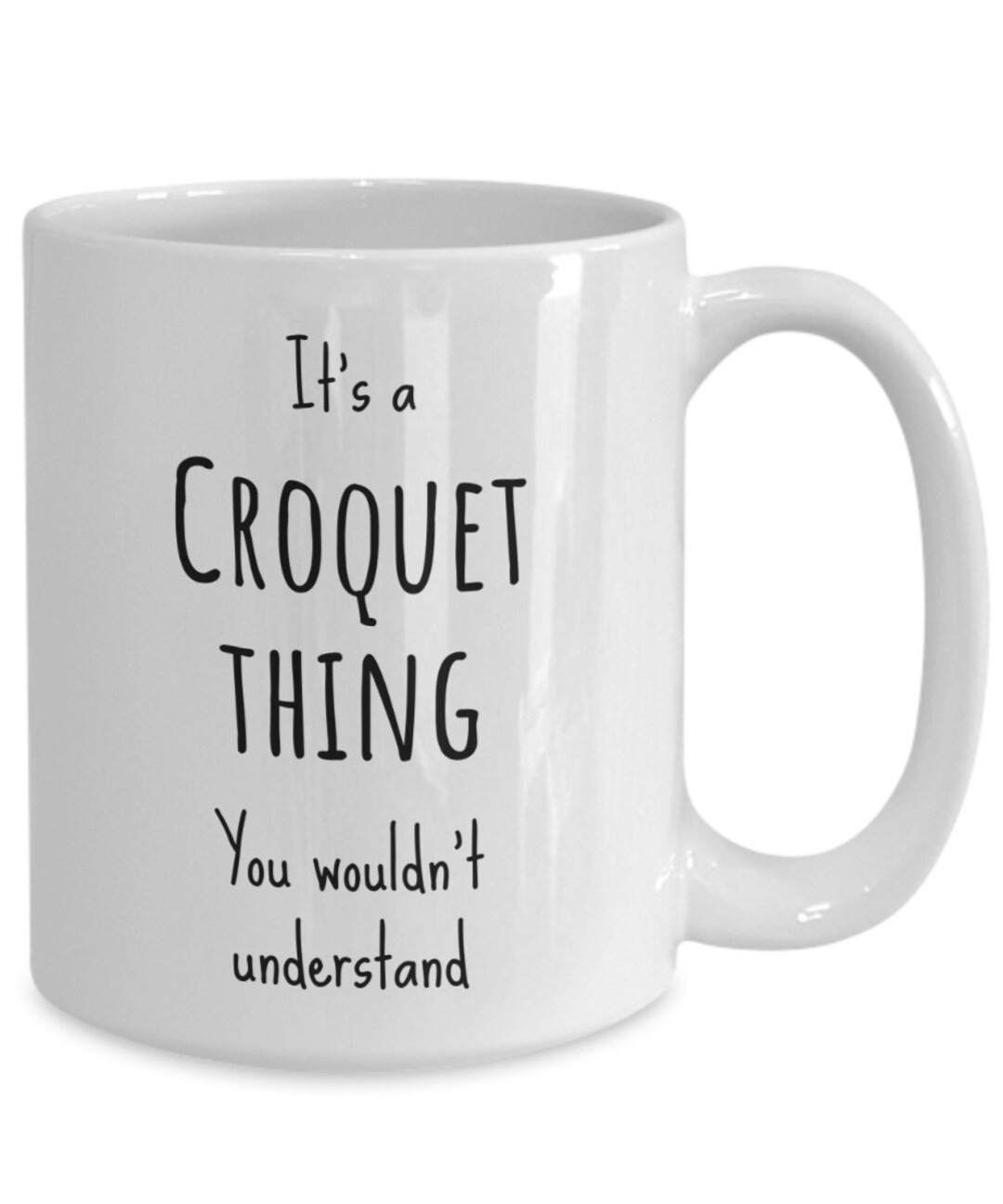 Croquet Coffee Mug, Funny Croquet Present, Croquet Gift, Croquet Player ...