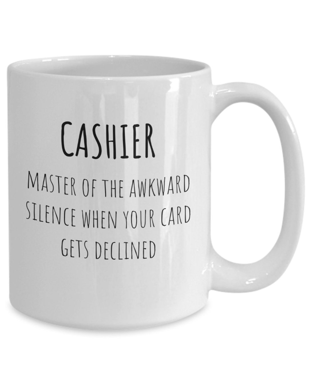 Funny Cashier Gifts, New Job, Coworker Gifts, Cashier Coffee Mug, Best ...